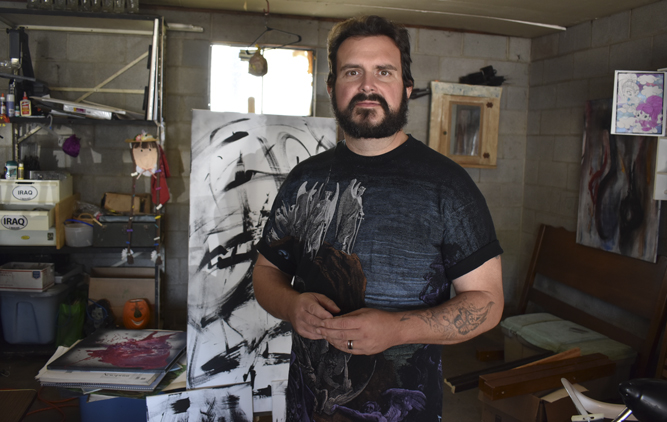 Iraq War veteran Jacob Hostetler mixed art with patrols | News, Sports ...